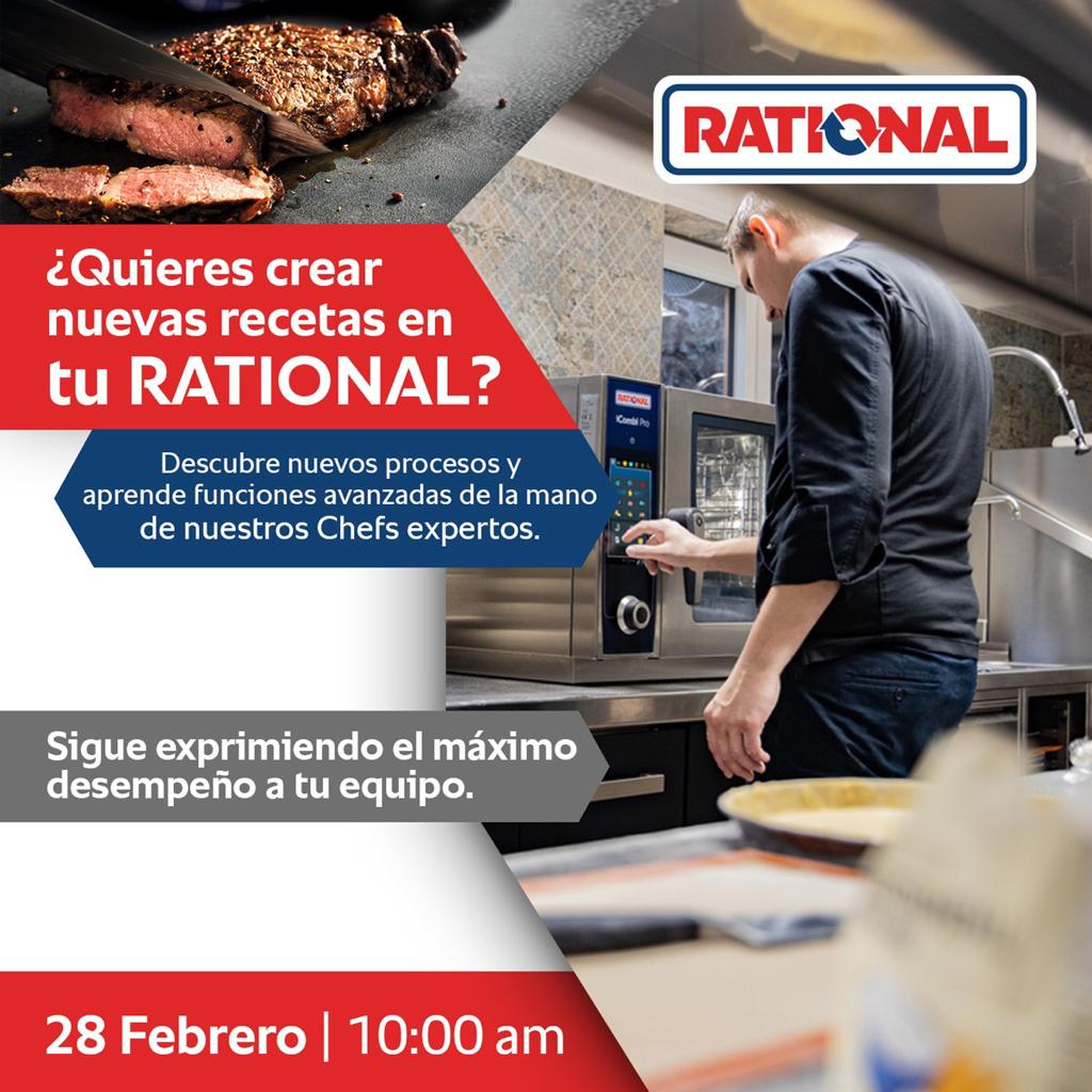 Crea Nuevas Recetas en tu RATIONAL! — INMEZA