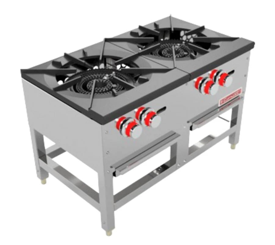 Estufón A Gas 2 Quemadores De Alta Potencia, 2 Parrillas Coriat SP-2T ...