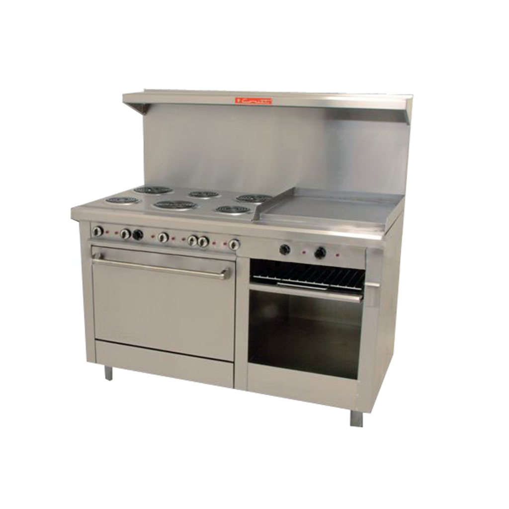 CORIAT EC-6-H-GRILL DE PISO MASTER PREMIUM Estufa a gas, con 6 quemado ...