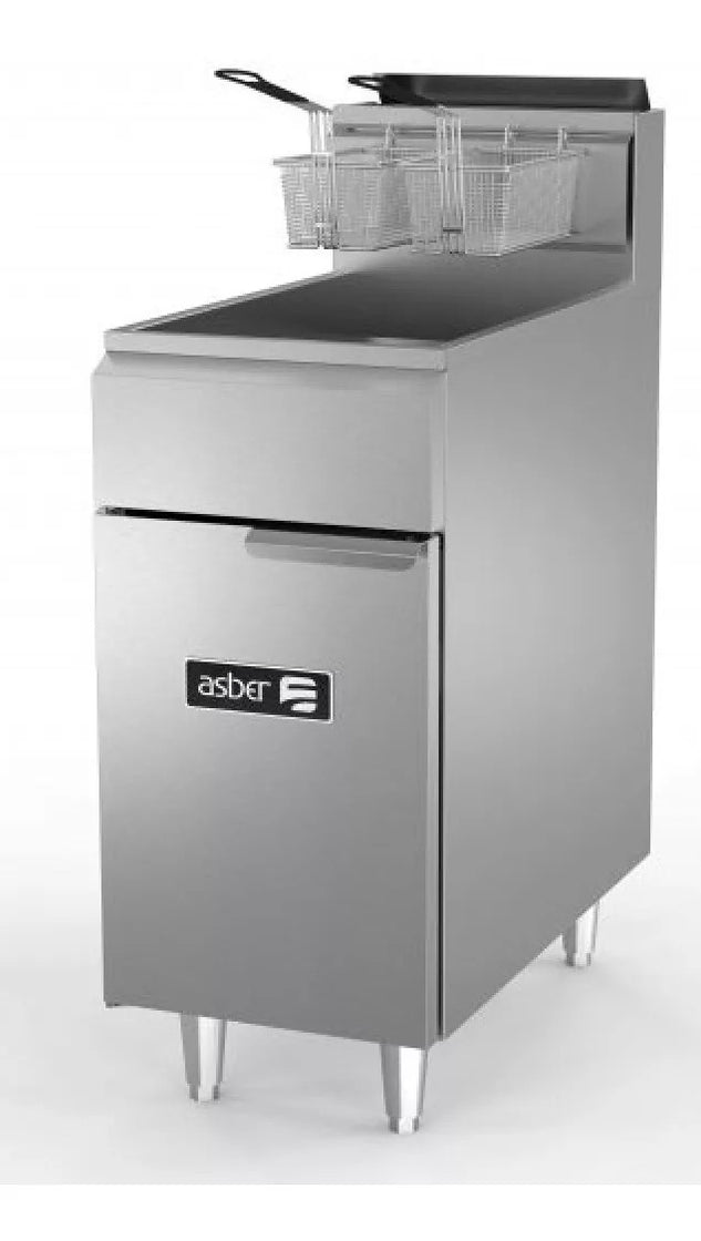 ASBER AEF-50-S LPG Freidor a gas LP recuperacion rapida / zona fria ...