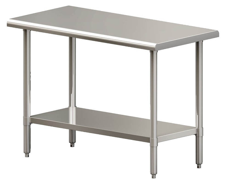 Mesa Acero Inox 152x60x87cm con Entrepaño Inferior Torrey EMT5 AI TOR ...