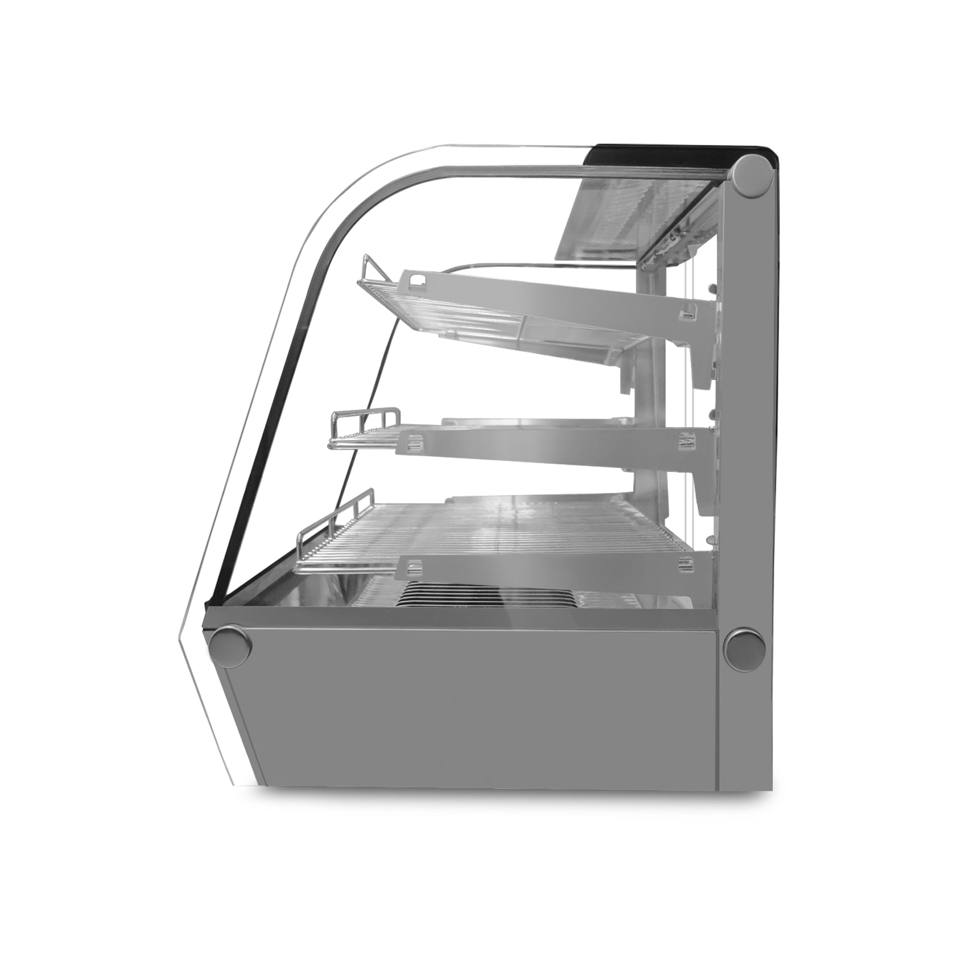 Vitrina Caliente Sobre Mostrador 120L Rhino VICAMO-120L — INMEZA