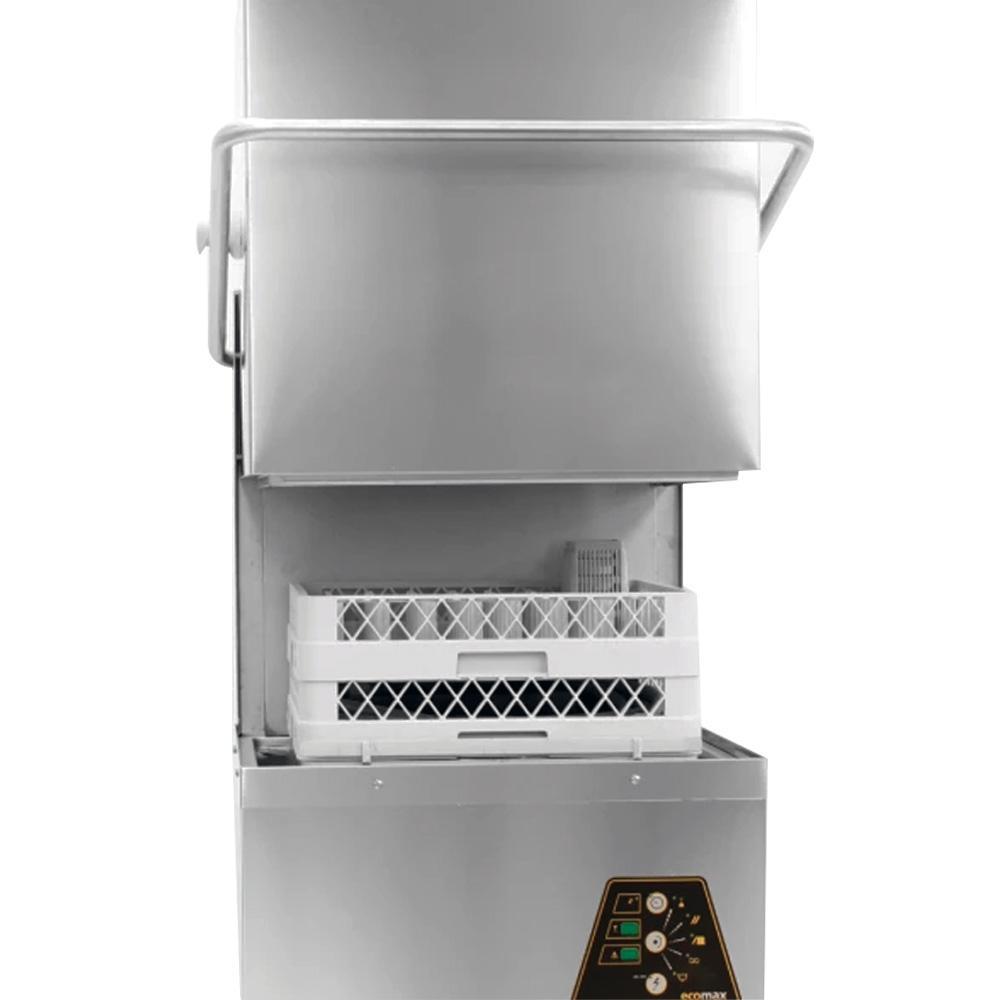 Ecomax / hobart e800-2dp lava loza electrica 500, 600 a 1,200 platos/h ...