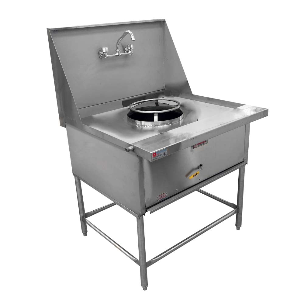 INMEZA W-1 Estufa wok 1 quemador alta presión 96 X 90 X 141