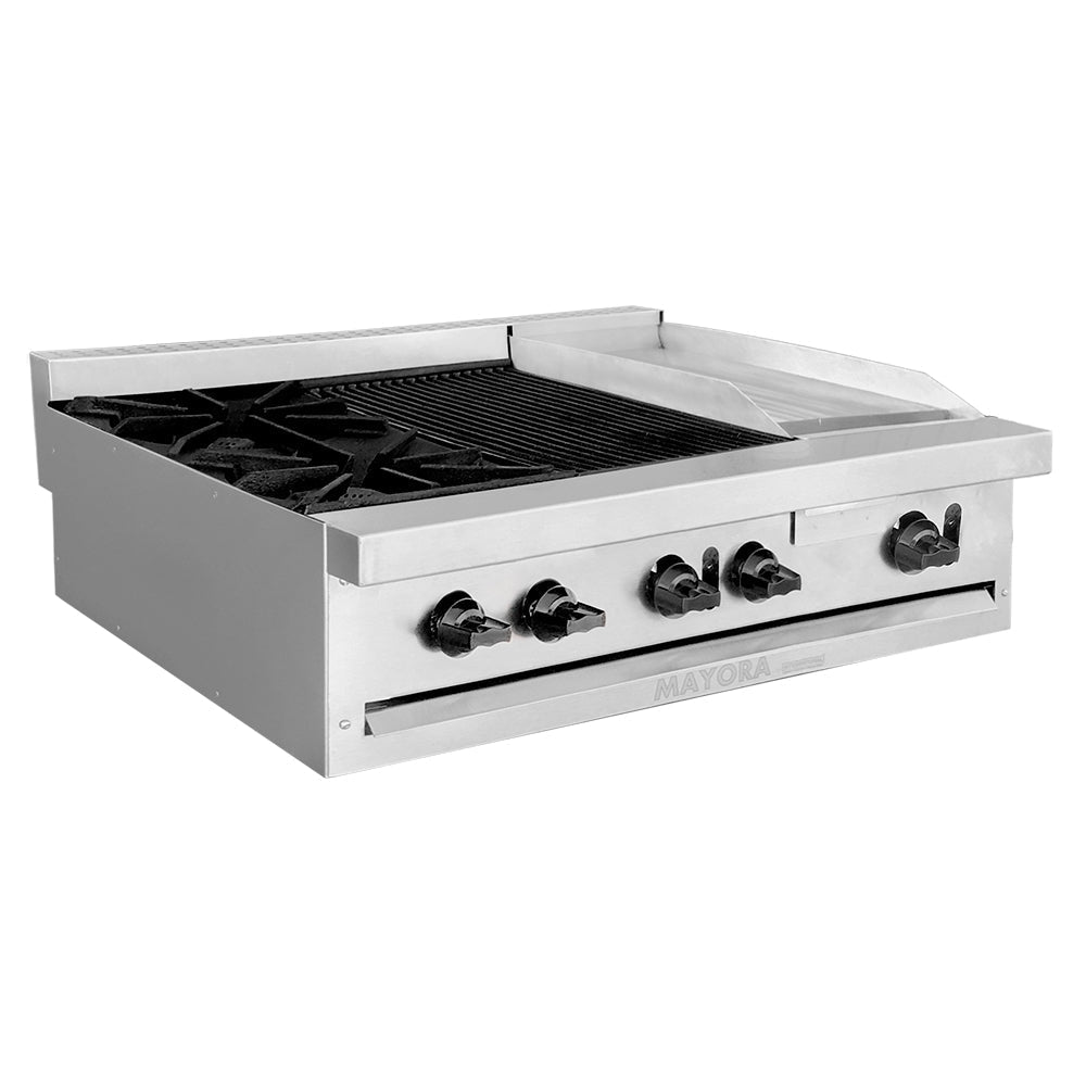 Mayora EM3/1Q+1A+1P Estufa Modular Triple 1 Sección de Quemadores, 1 S – INMEZA