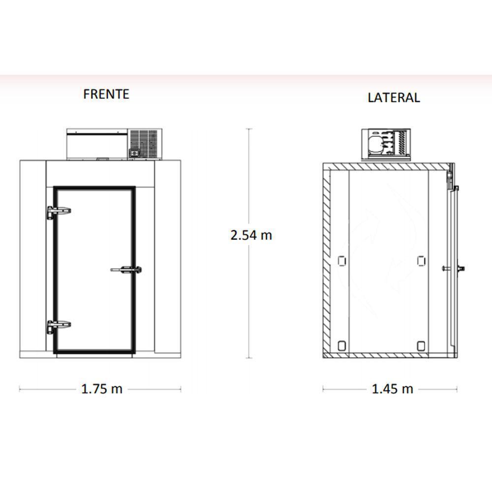 Torrey CPAQCONG Cuarto frío medida estándar capacidad de enfriamiento ...
